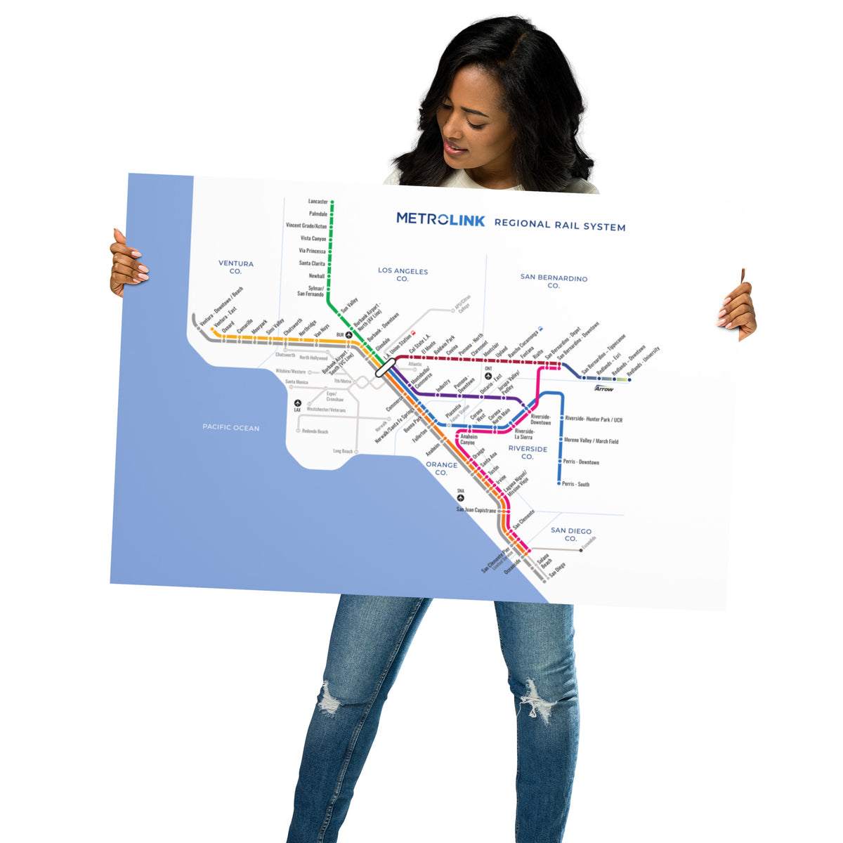 Metrolink Regional Rail Premium Poster – Metrolink Store
