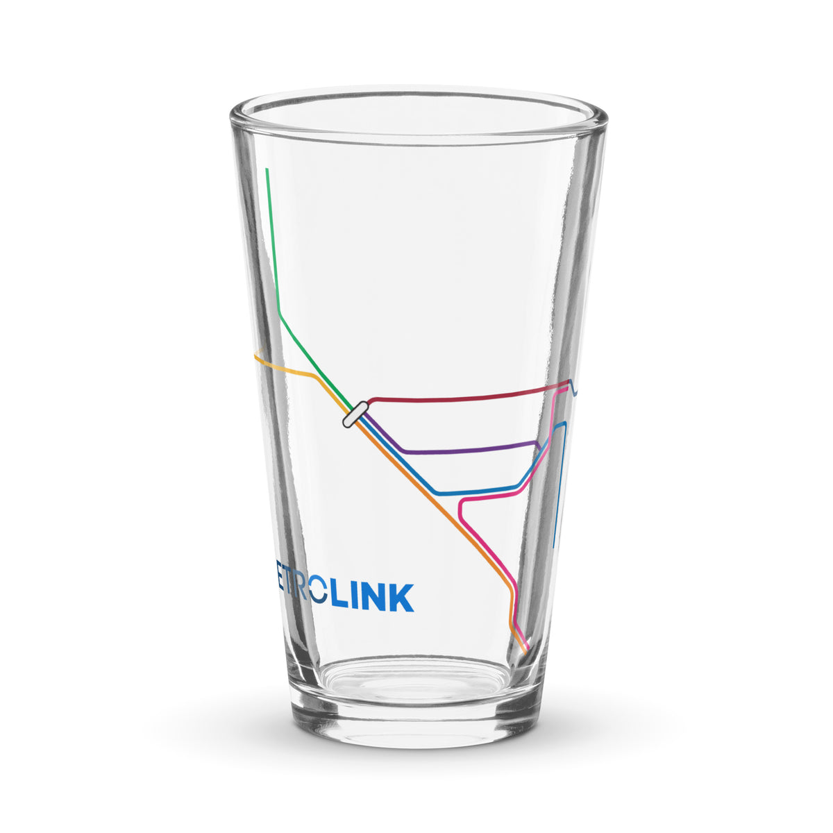 Metrolink Stick Map Pint Glass – Metrolink Store